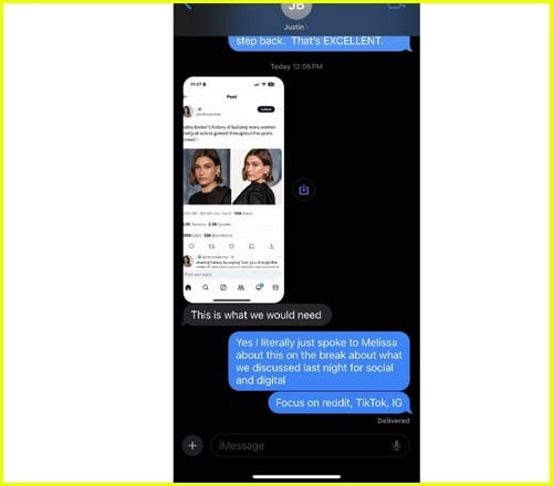 Every Text Message From Justin Baldoni’s Lawsuit Against the ‘New York ...