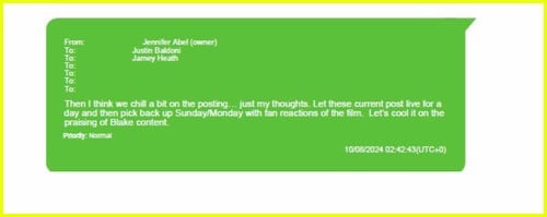 Every Text Message From Justin Baldoni’s Lawsuit Against the ‘New York ...