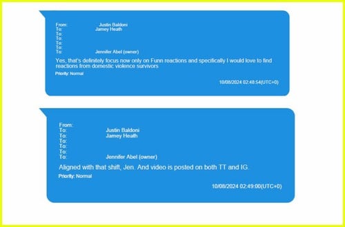 Every Text Message From Justin Baldoni’s Lawsuit Against the ‘New York ...