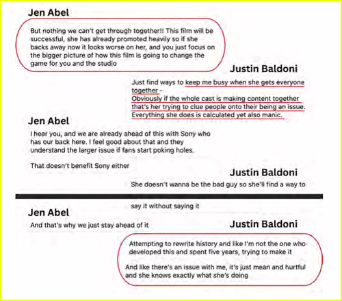 Every Text Message From Justin Baldoni’s Lawsuit Against the ‘New York Times’ Revealed ...
