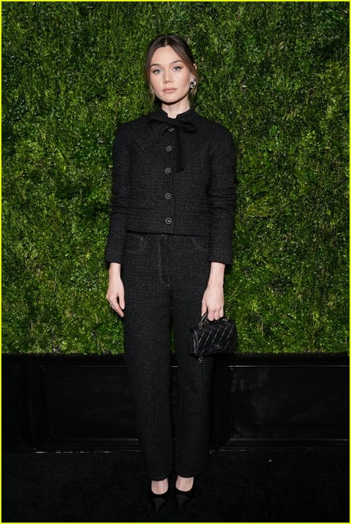 Lily James Joins Joe Jonas, Lucy Liu, & More Stars at Chanel Tribeca ...