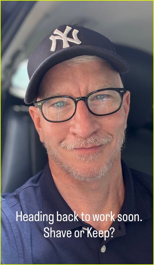 Anderson Cooper Debuts Scruffy Beard – See His New Look! | Anderson ...
