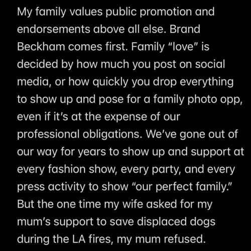 Brooklyn Beckham Breaks Silence on Family Feud, Reveals List of ...